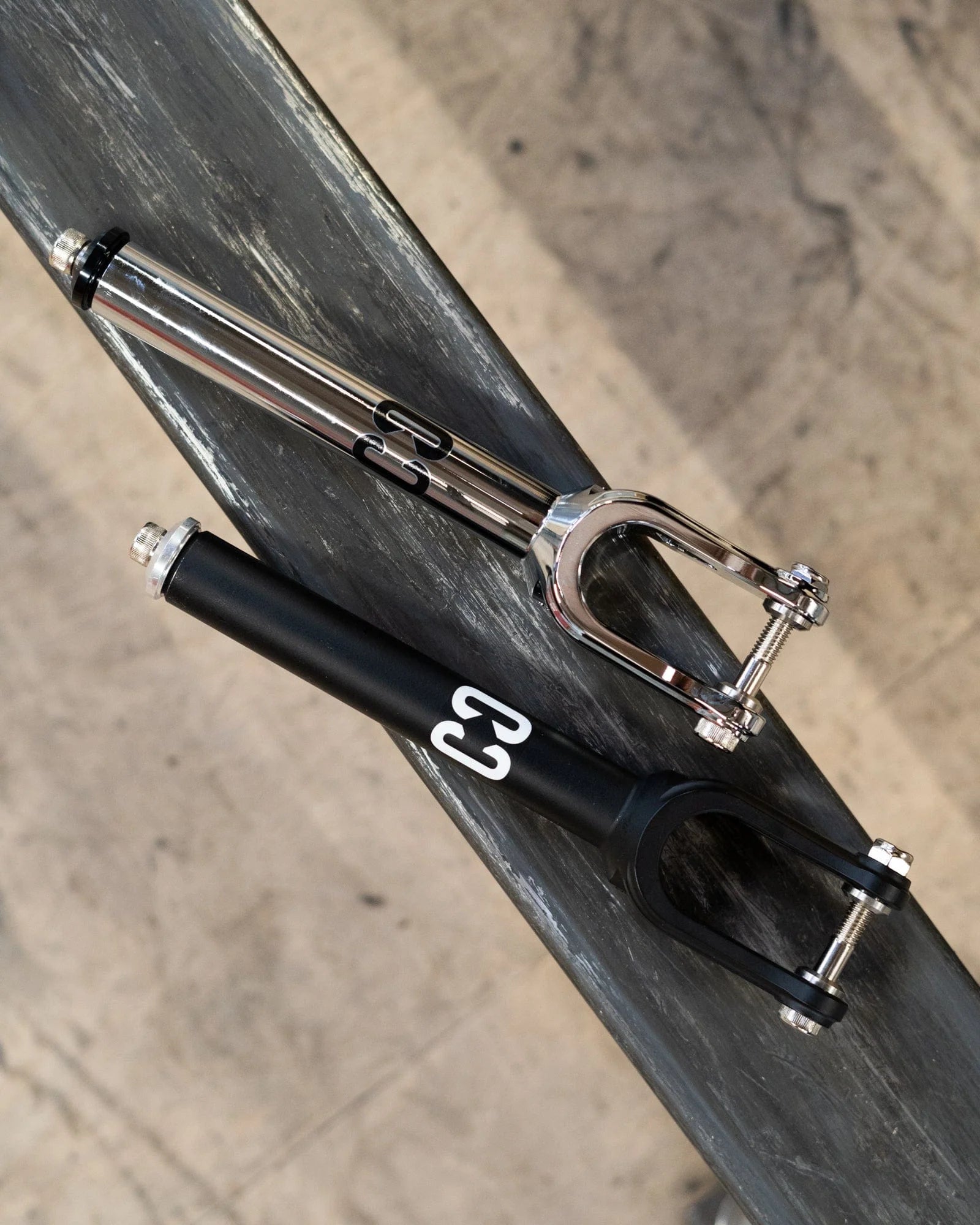 Scooter Forks | Stunt Scooter Forks | SCS, IHC, HIC Forks – Rampworx Shop