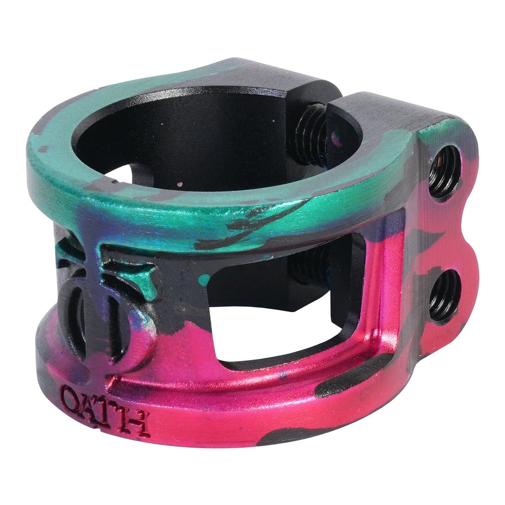 Oath Cage V2 Alloy HIC/IHC Scooter Clamp, Green/Pink/Black – Rampworx Shop